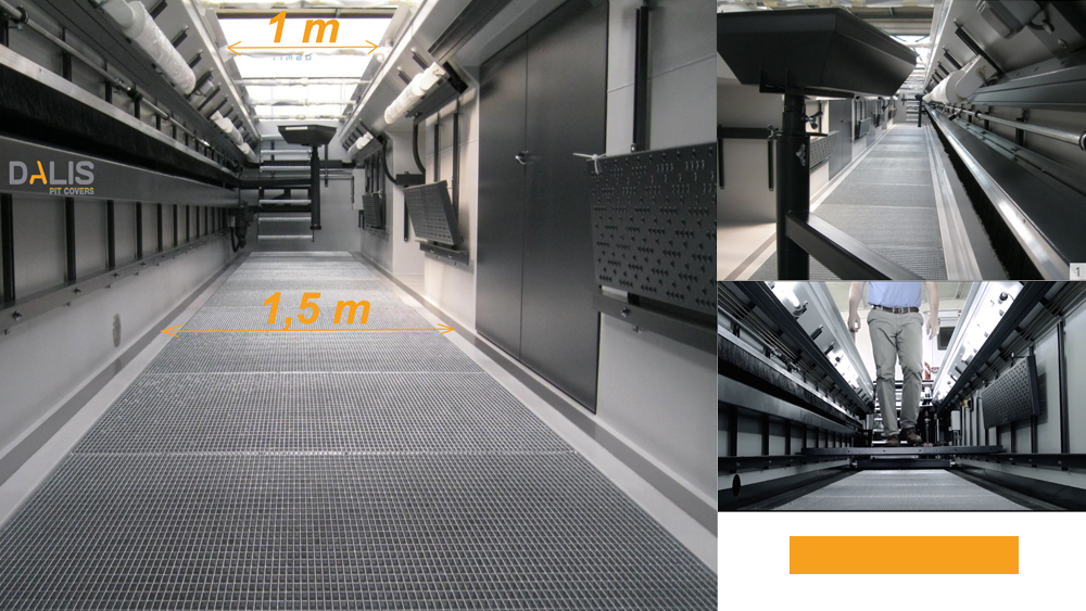 Vente de fosses de maintenance préfabriquées acier et béton